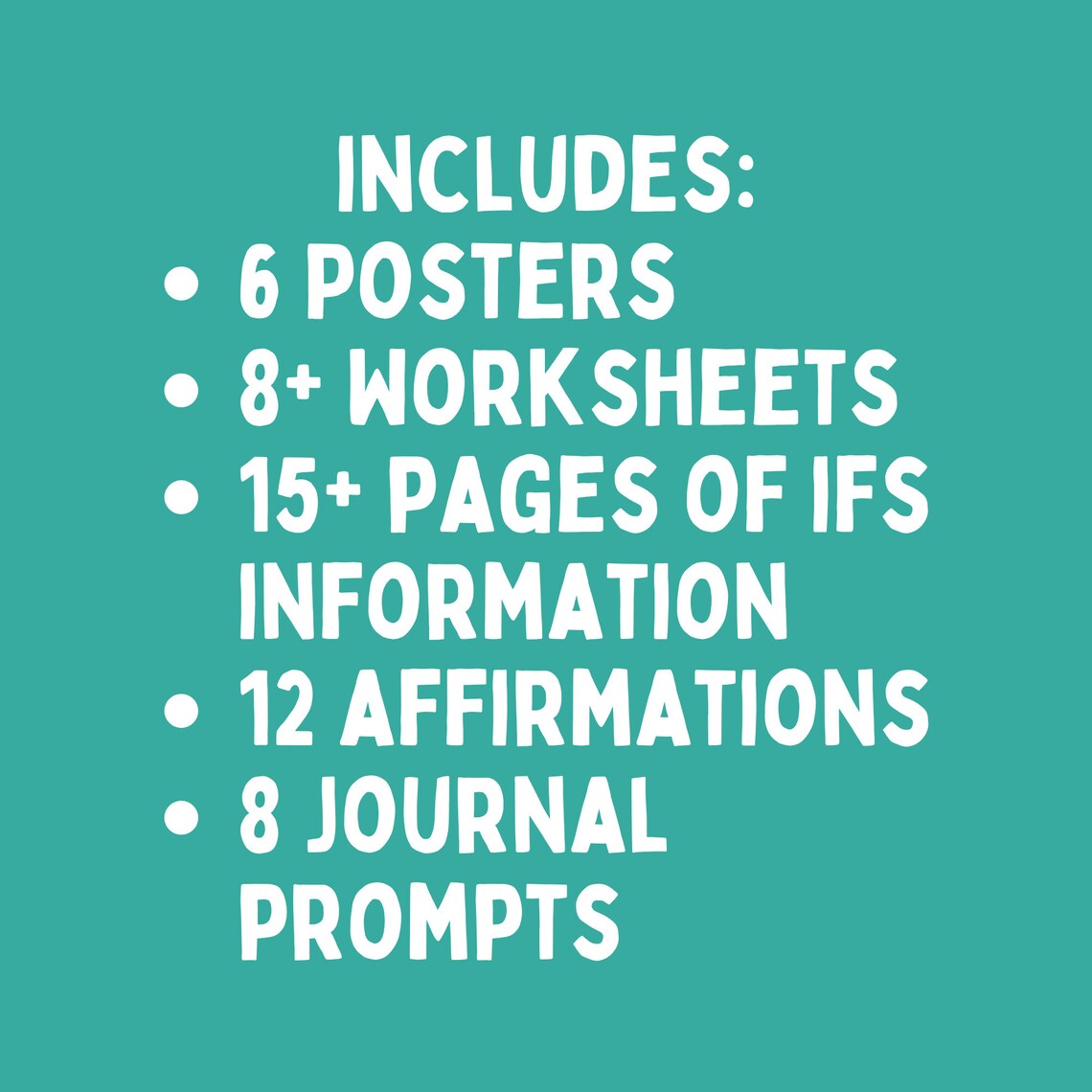 Internal Family Systems IFS Bundle, IFS Worksheets, IFS Posters ...