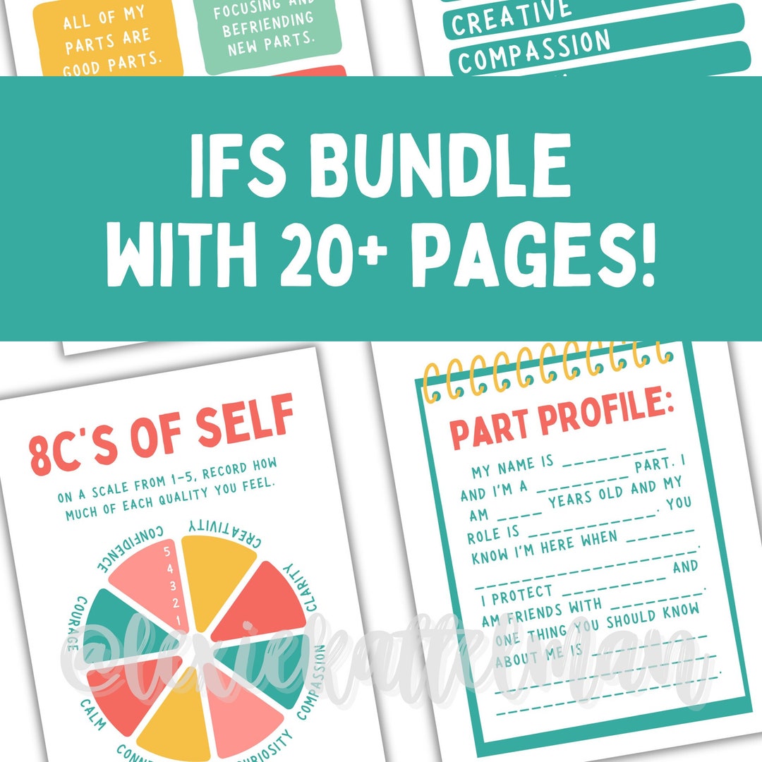 Internal Family Systems IFS Bundle IFS Worksheets IFS - Etsy