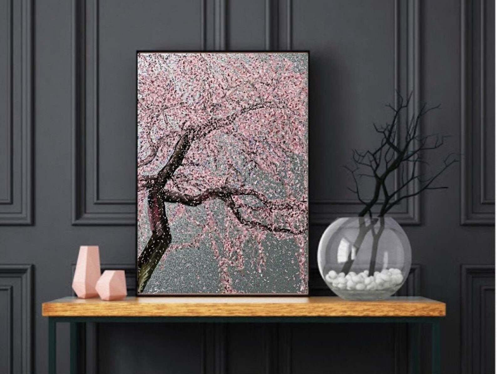 Cherry Blossom Tree Art Print, Nature Print, Flower Poster, Floral ...