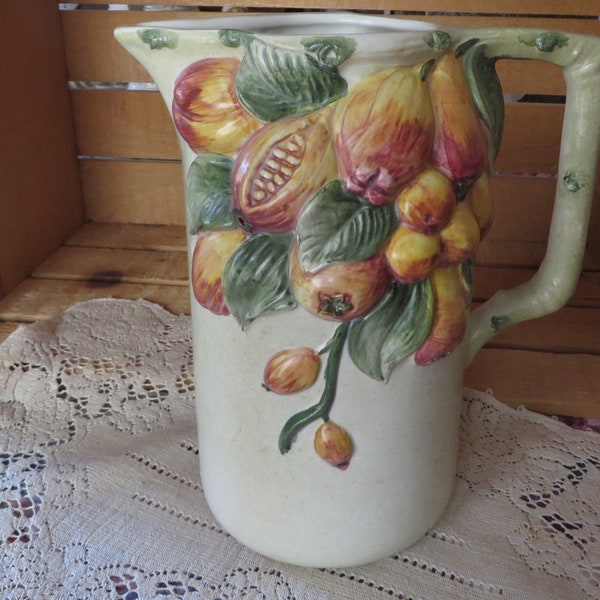 Italian Pottery Pitcher - Etsy