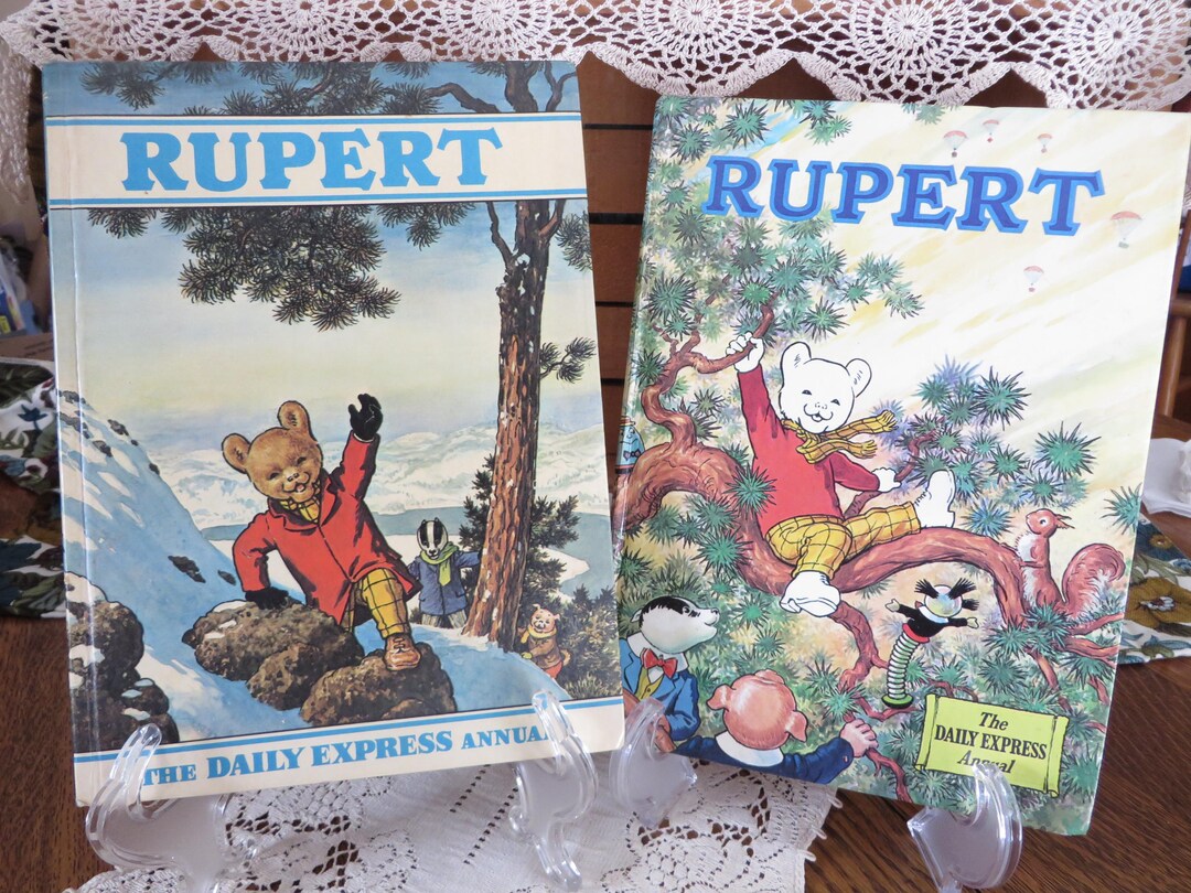 Vintage Rupert Books/two Books From the 1970s/good Condition/great ...