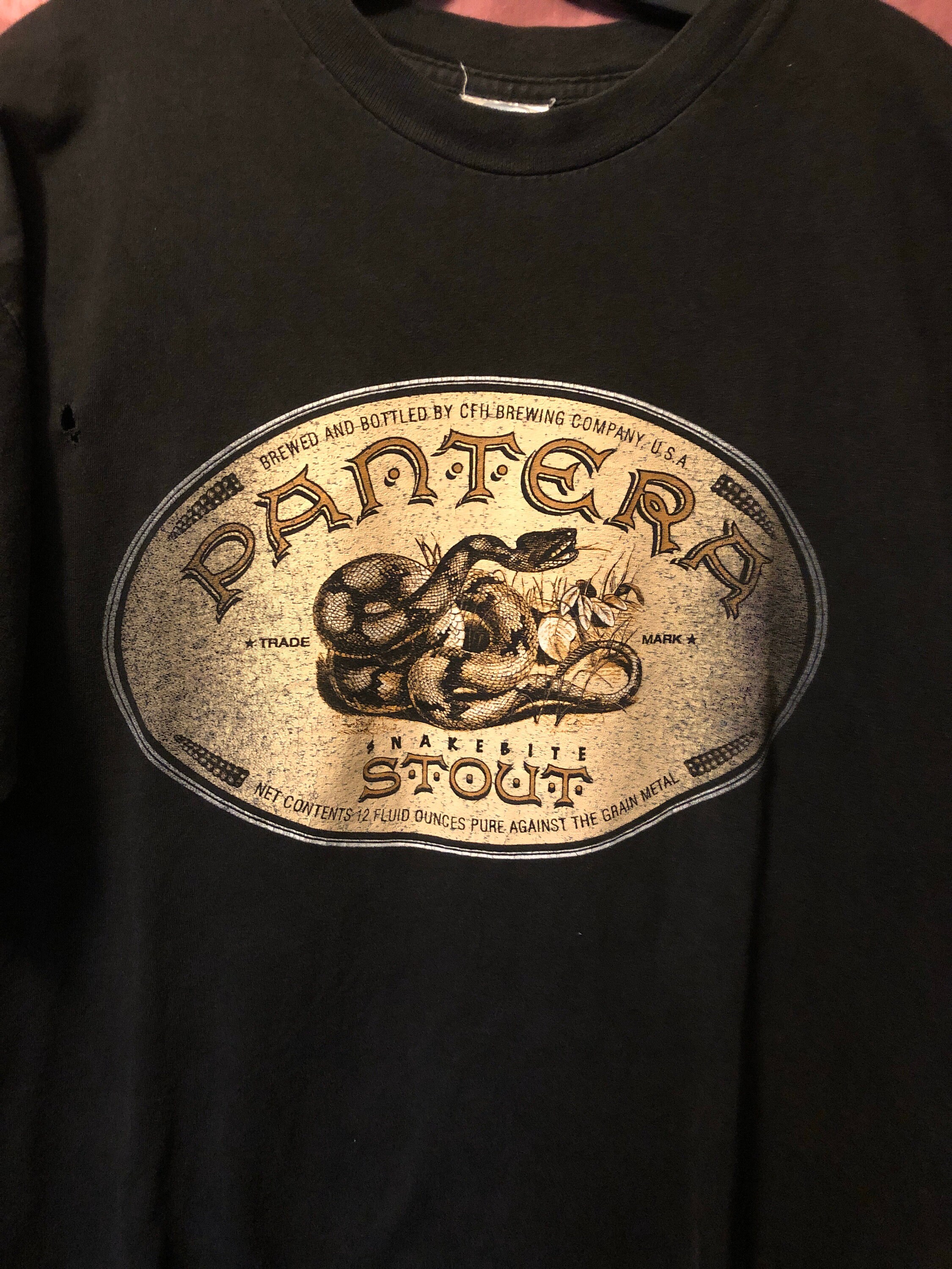 Pantera Snakebite Stout T Shirt 1997 Vintage - Etsy