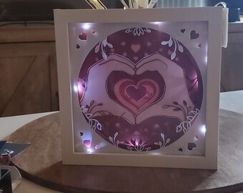 Lighted Shadow Box - Etsy