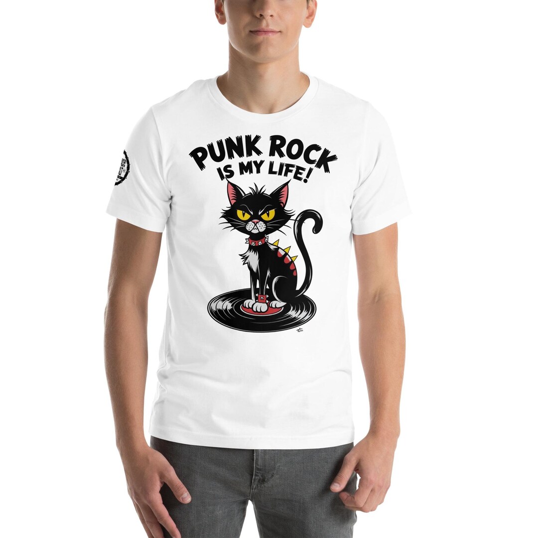 Punk Rock T Shirt Punk Rock is My Life T Shirt Music T Shirt Punk Rock ...