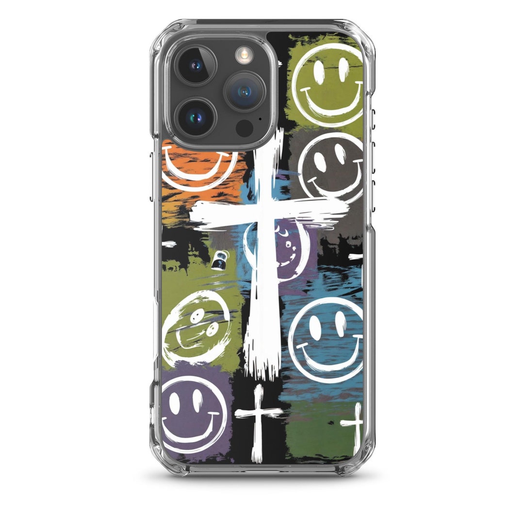 IPhone Case With Smiley Faces and Crosses iPhone Case Trendy iPhone ...