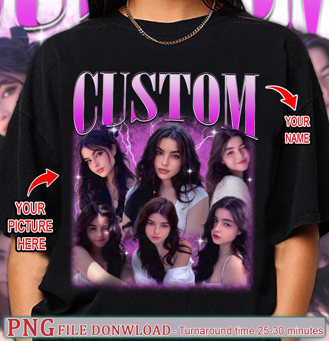 Custom Bootleg Rap PNG for Shirt, Personalized Photo Bootleg PNG, Funny ...