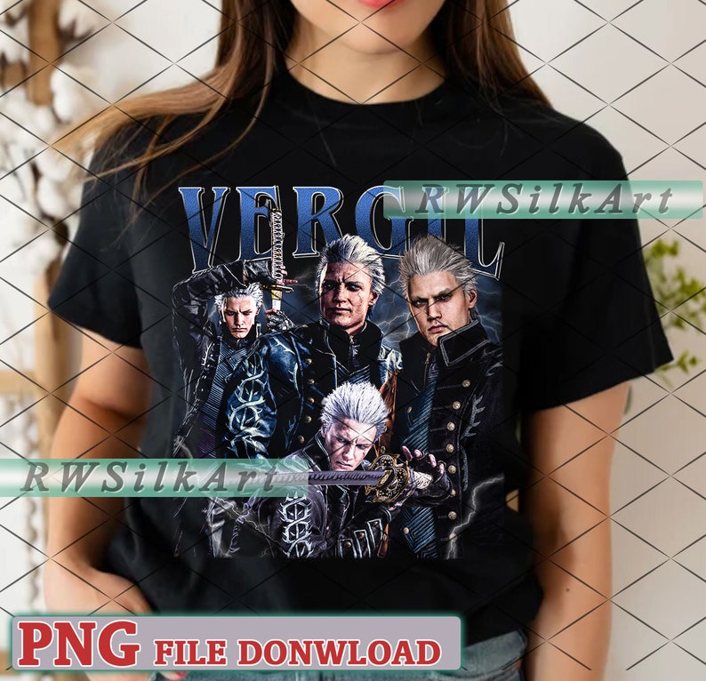 Vergil Devil May Cry Vintage Png Gift for Women and Man - Etsy