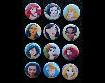 Princess Buttons - Etsy