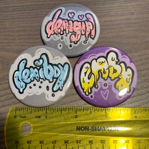Non-binary 2.25" Buttons - Etsy