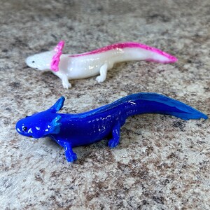 Axolotl, Axolotl 3D Figurine, Resin Art, Desk Friends, Hand Painted ...