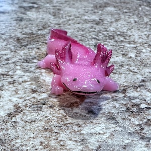 Axolotl, Axolotl 3D Figurine, Resin Art, Desk Friends, Hand Painted ...