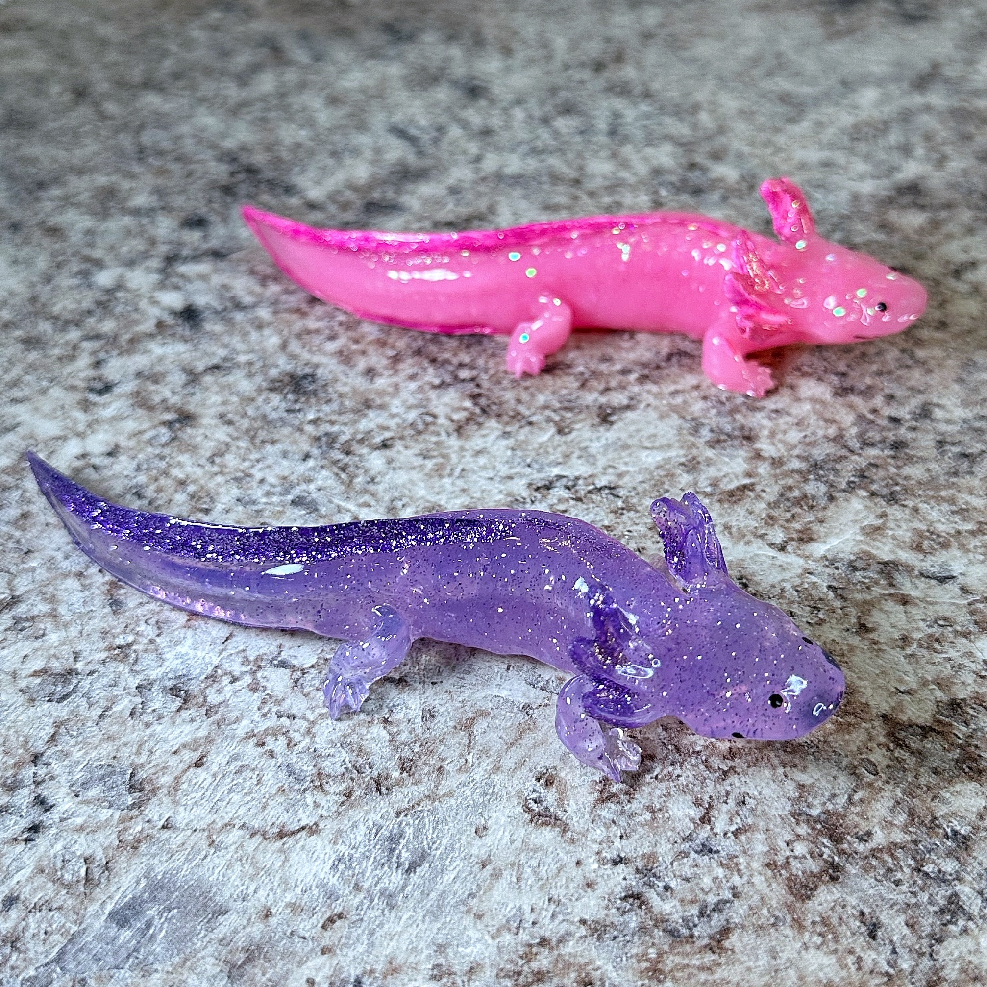 Axolotl, Axolotl 3D Figurine, Resin Art, Desk Friends, Hand Painted ...