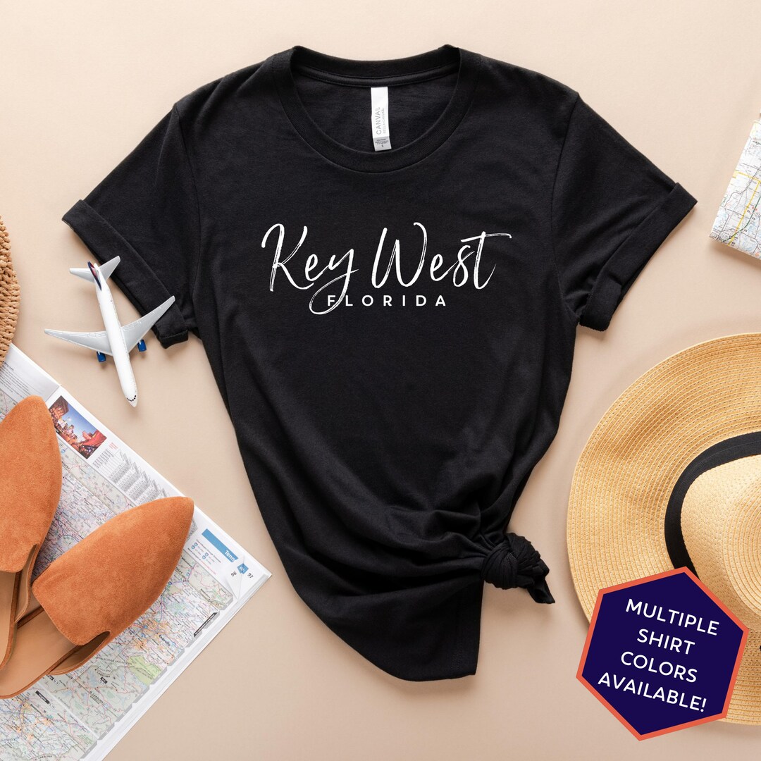Key West Florida Custom T-shirt | Key West FL Travel Tee Shirt ...