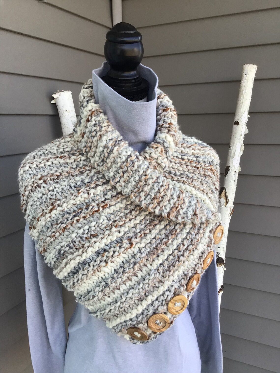 Outlander-inspired Cowl, Chunky Neck Warmer, Bulky Cowl - Etsy