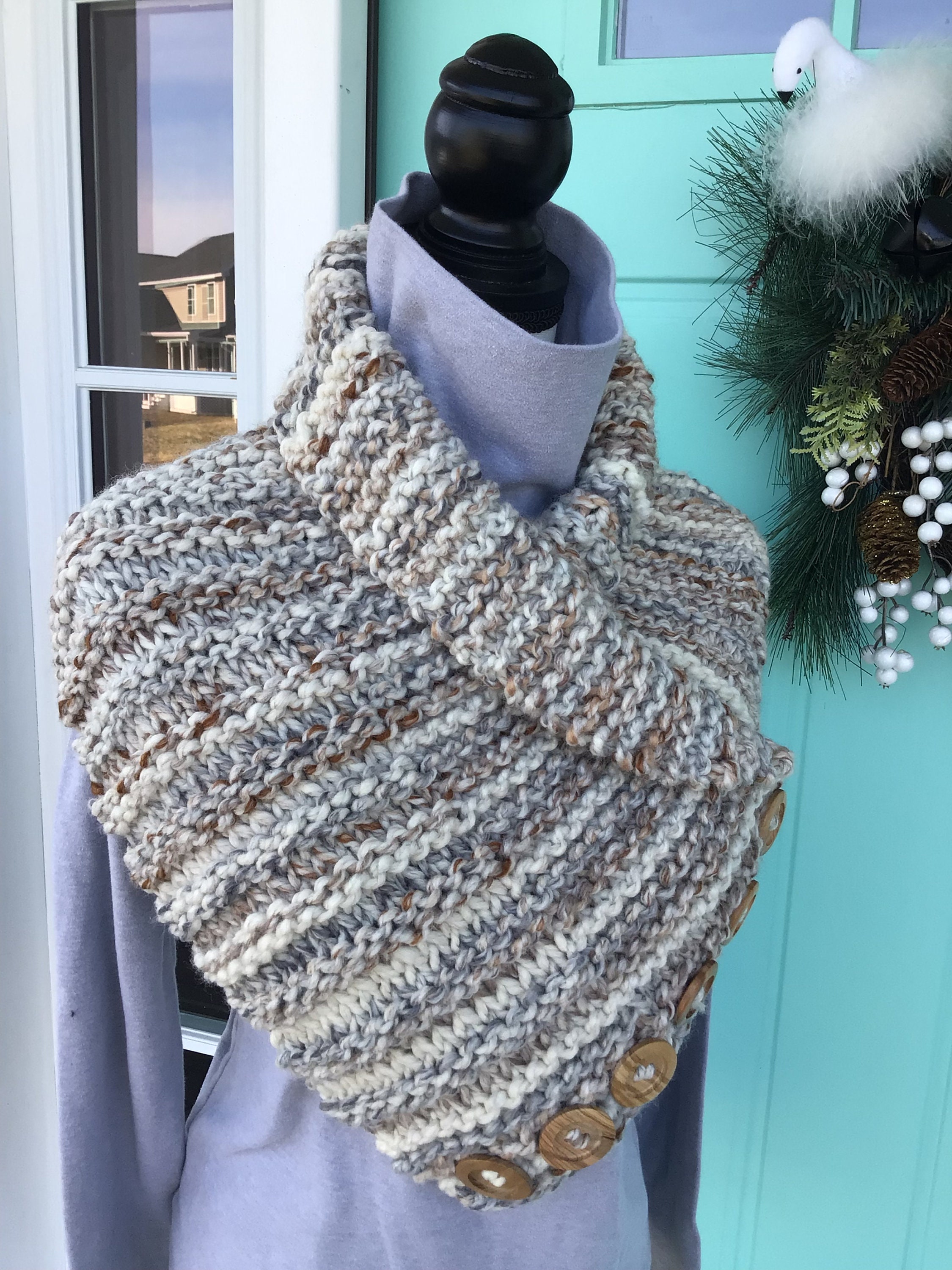 Outlander-inspired Cowl, Chunky Neck Warmer, Bulky Cowl - Etsy