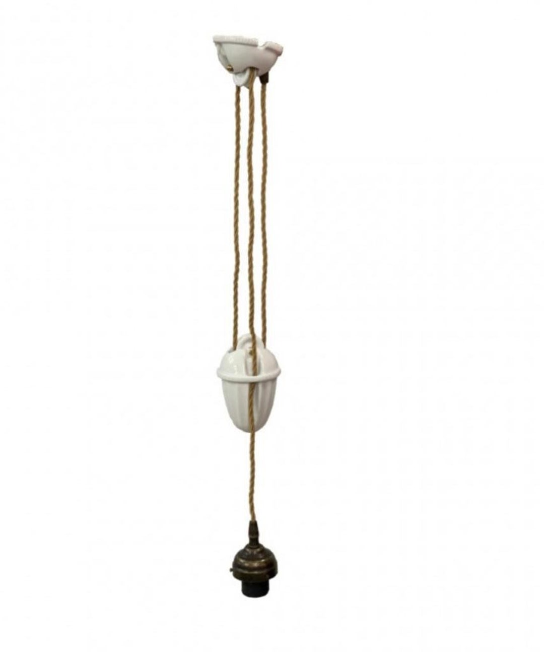 Ceramic Lamp With Vintage up and Down Counterweight - Etsy