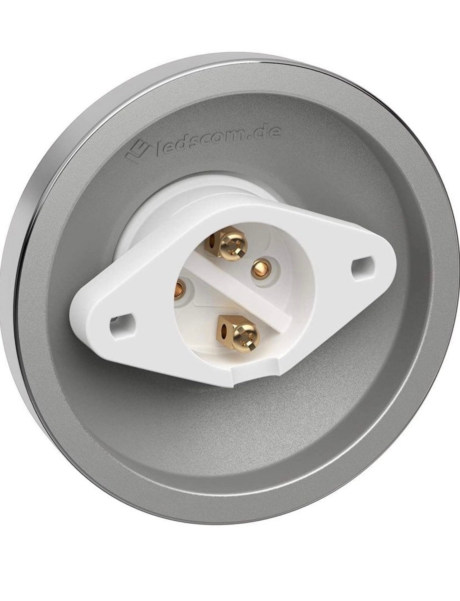 Silver Porcelain Lamp Holder - Etsy