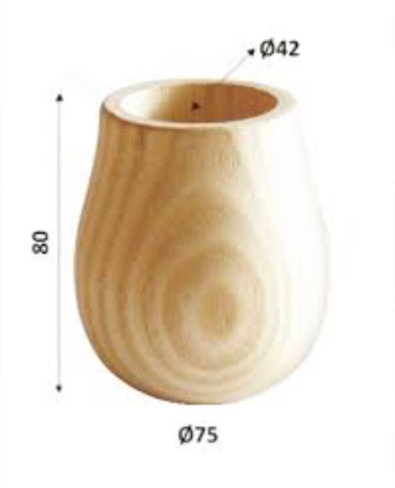 Lamp Holder Wood - Etsy