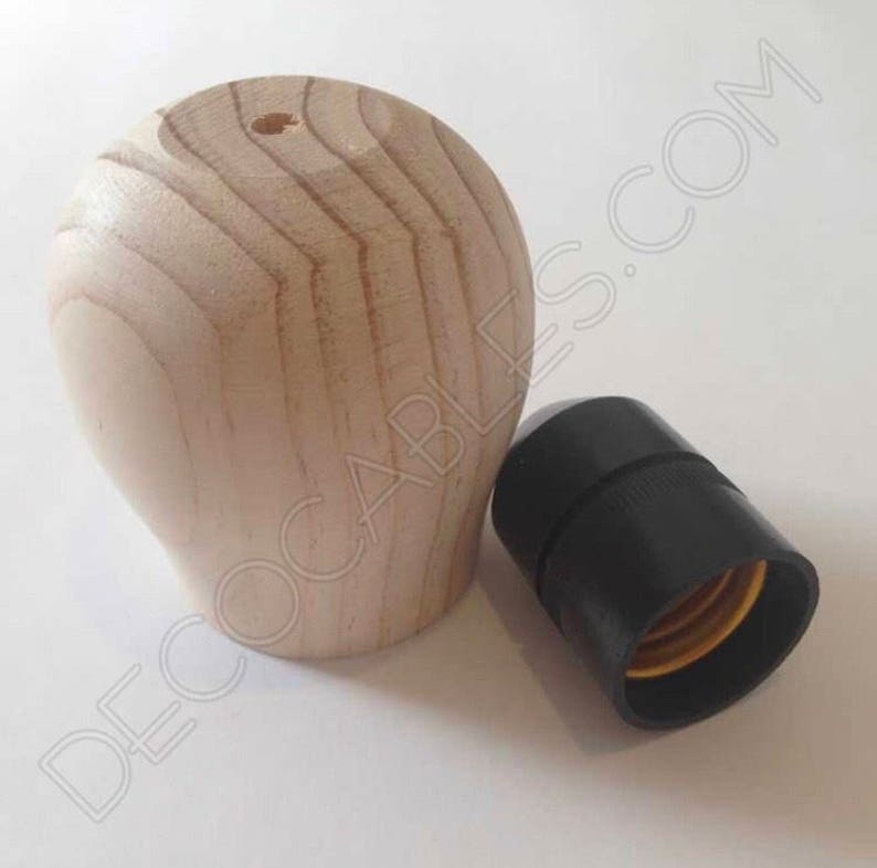 Lamp Holder Wood - Etsy