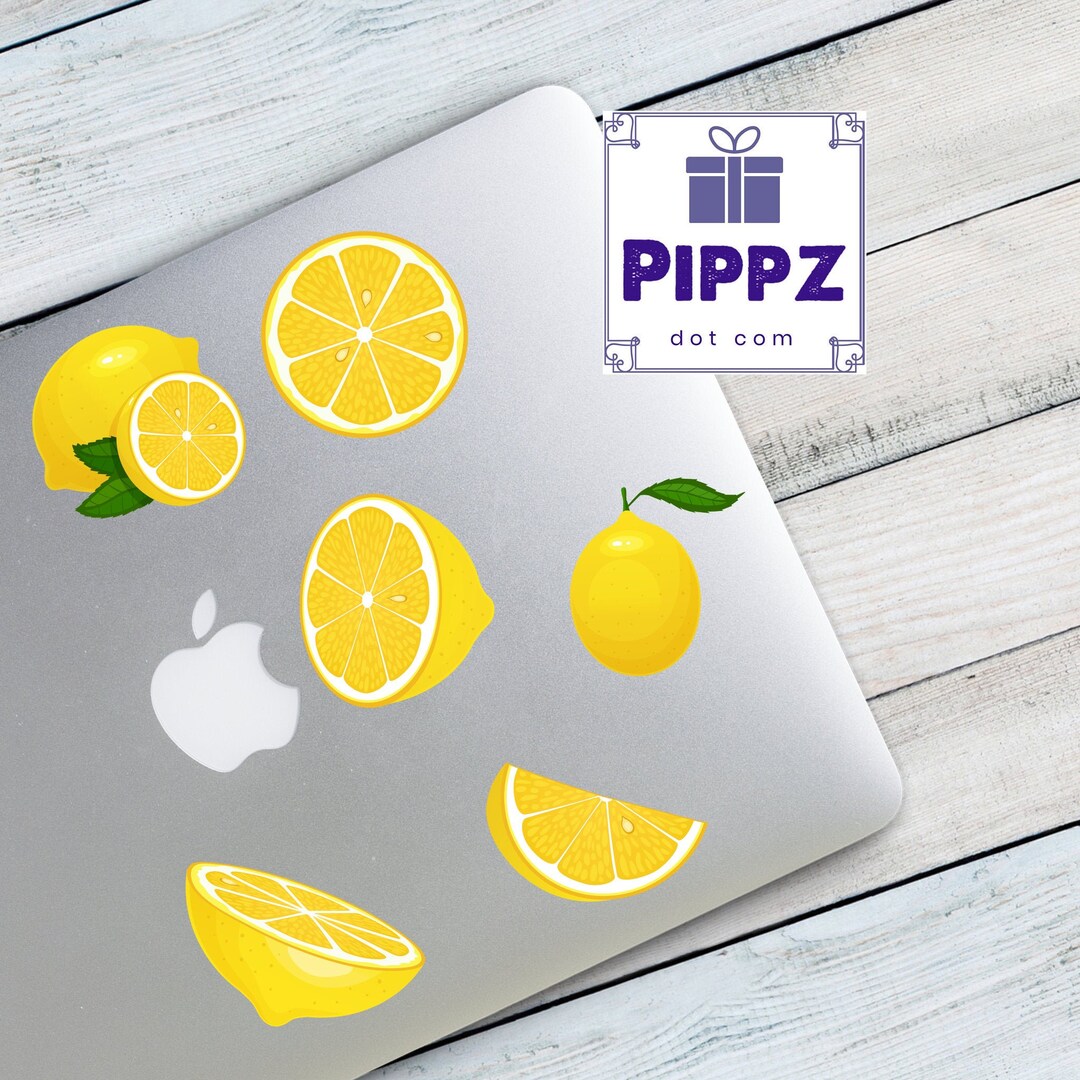 Fresh Lemon Stickers Large Set - Etsy