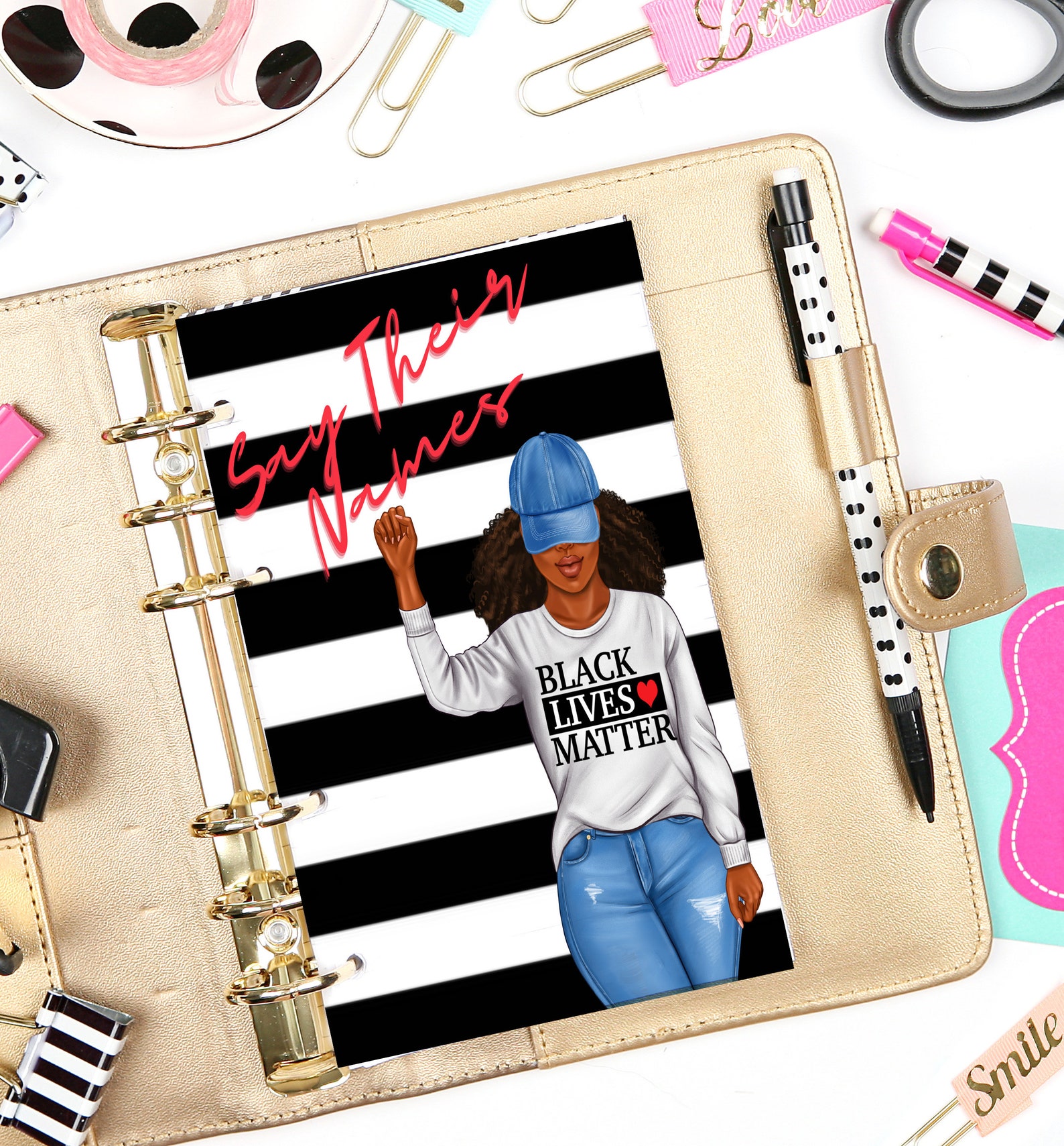 African American Planner Dashboard A5a6personal Planner - Etsy