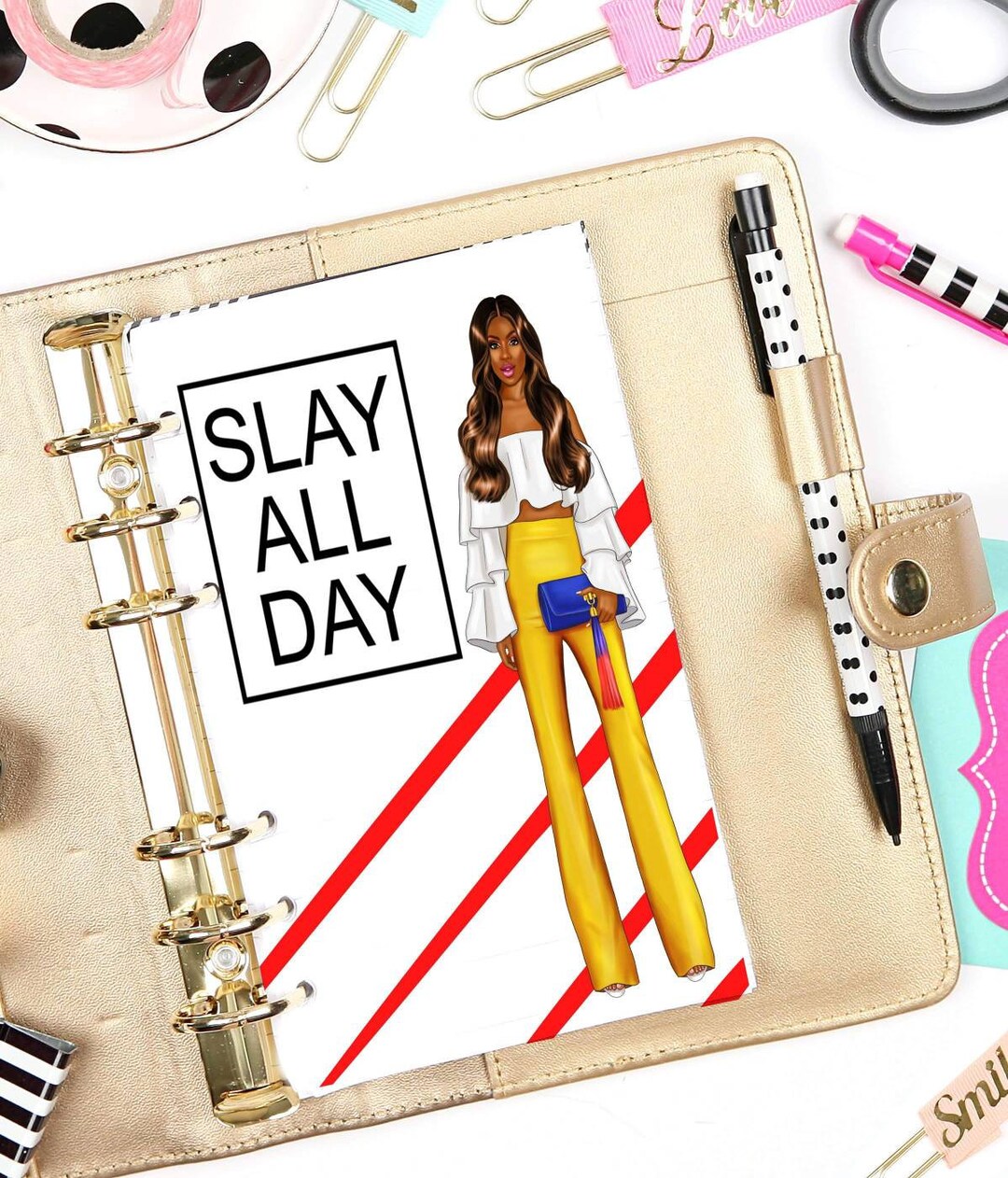 African American Planner Dashboard A5a6personal Planner Dashboardhappy ...