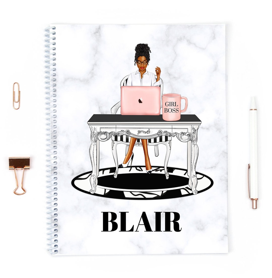 African American Spiral Notebooknotebookafrican American Notebookafro ...