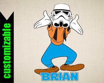 Minnie Stormtrooper Iron On Transfer Star Wars Personalized | Etsy