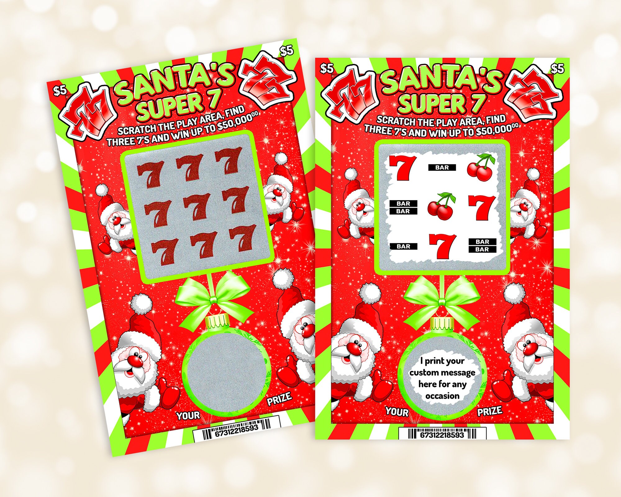 Lottery Ticket Scratcher - Etsy