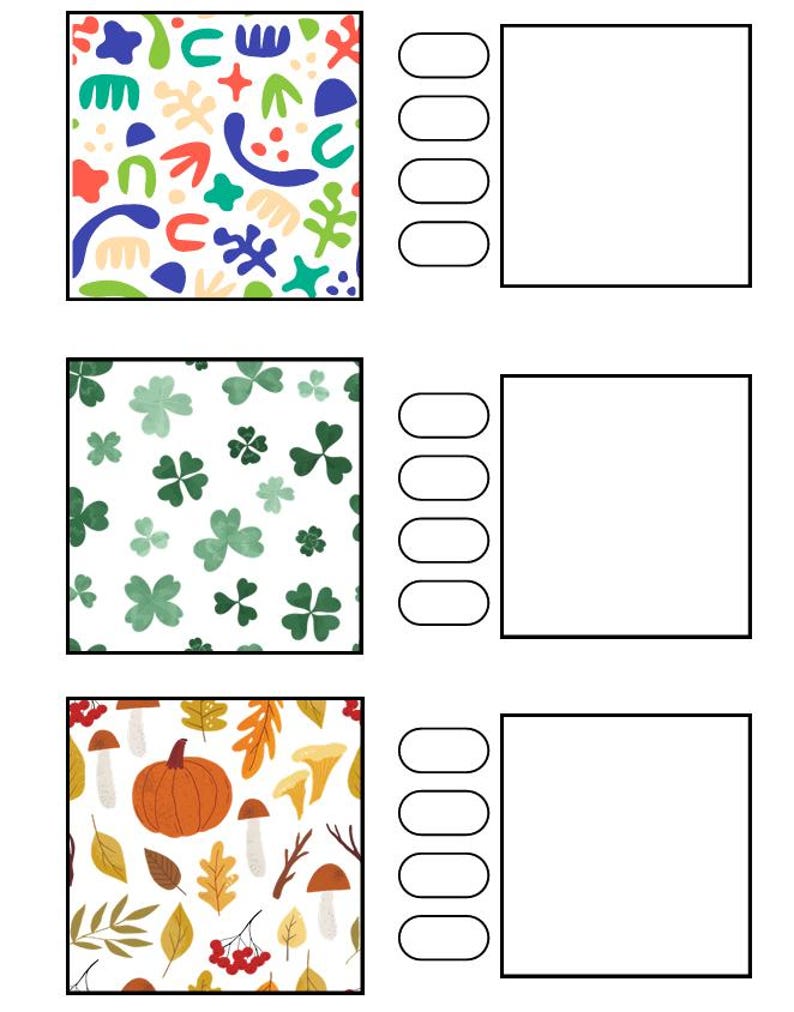 Pattern Practice Sheets for Coloring, 36 Patterns - Etsy