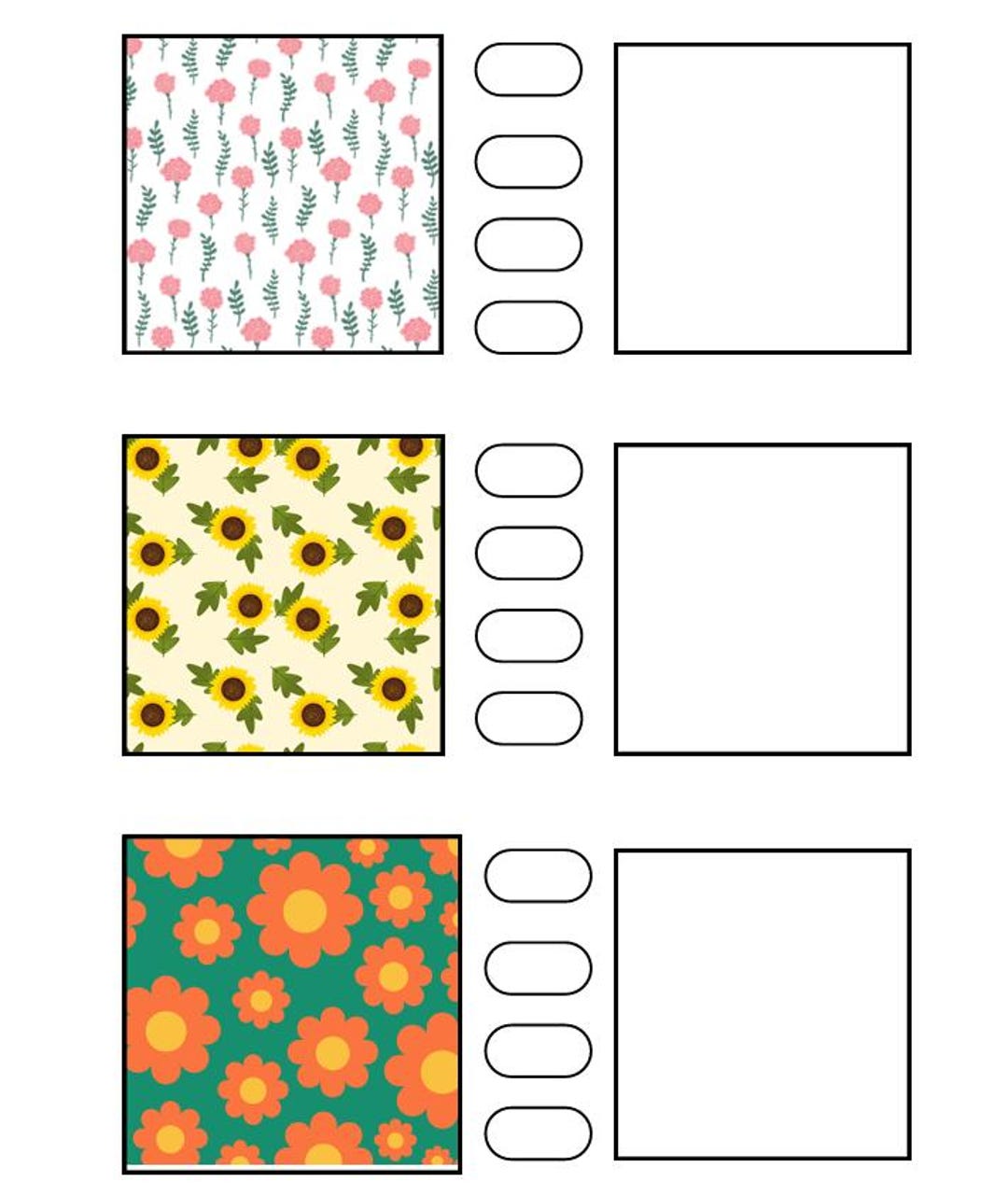 Pattern Practice Sheets for Coloring, 36 Patterns - Etsy