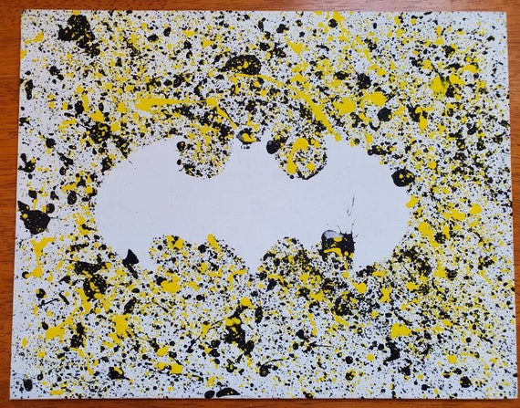 Batman Splatter Art