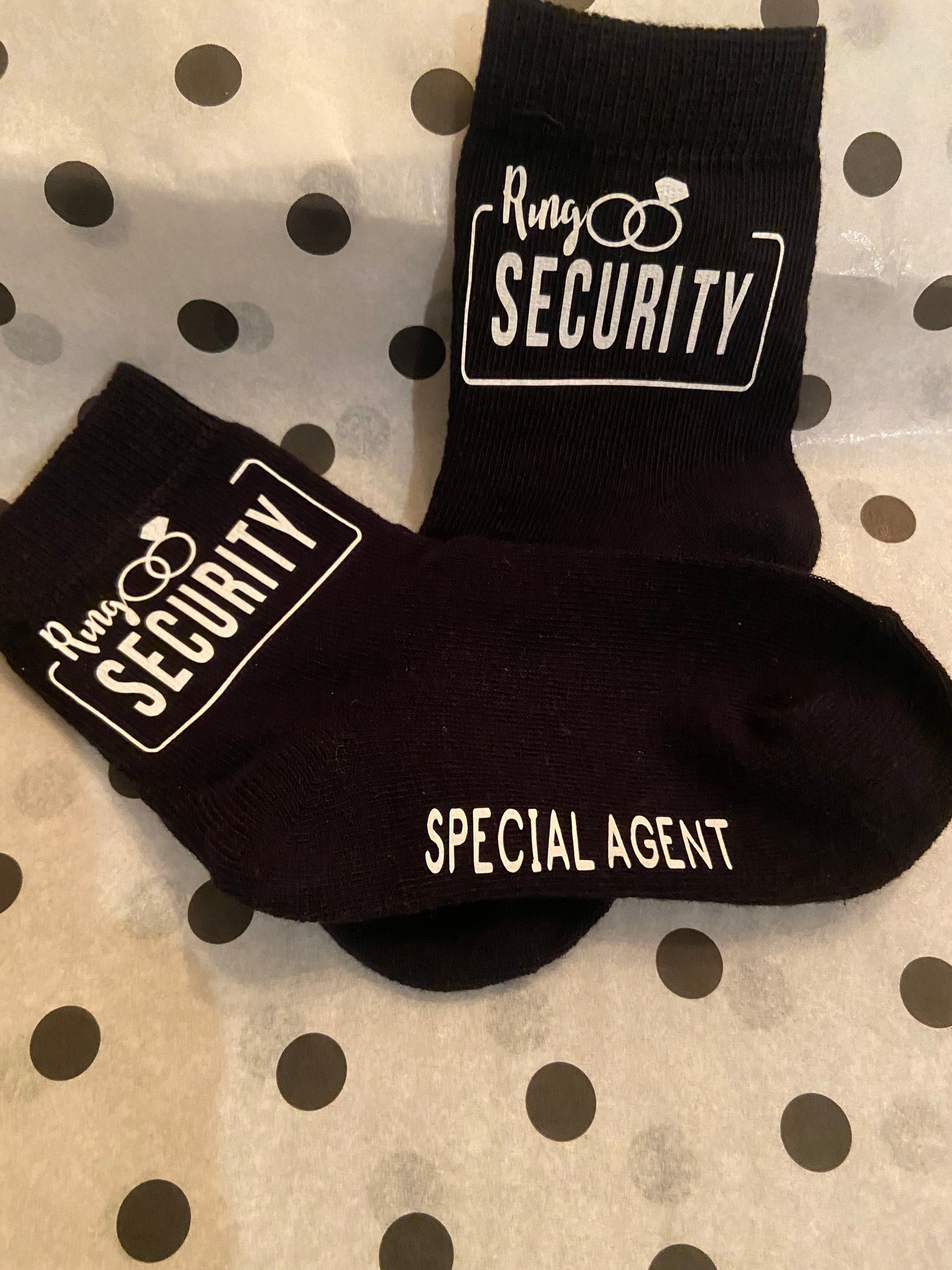 Ring Security Socks Personalized - Etsy