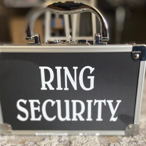 RING SECURITY Briefcase Only - Ring Bearer Case Low Shipping Price ...