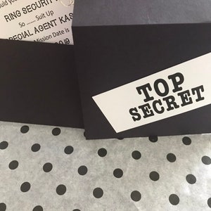 FREE Shipping!!proposal for Ring Security, Personalized Top Secret - Etsy