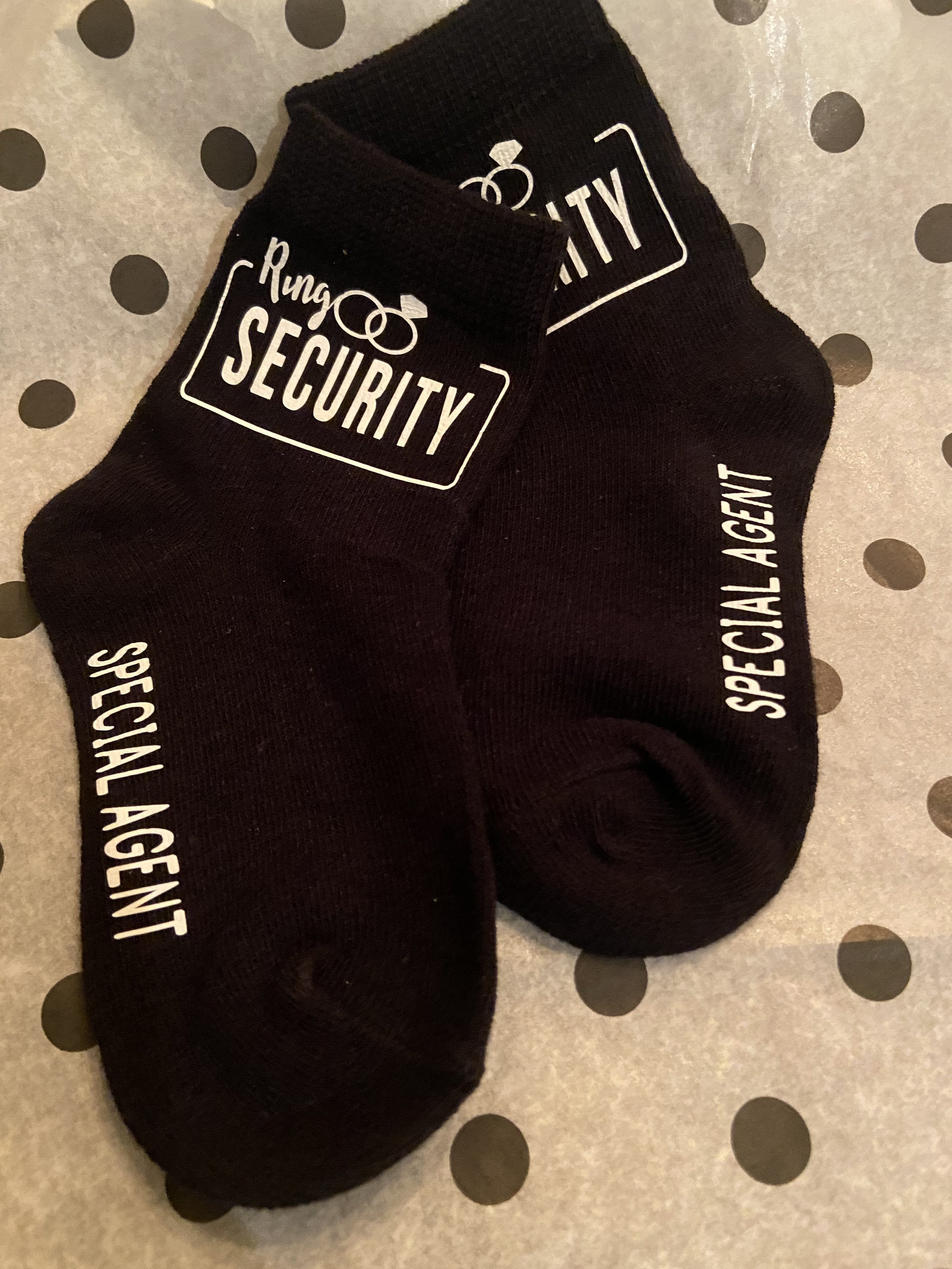Ring Security Socks Personalized - Etsy