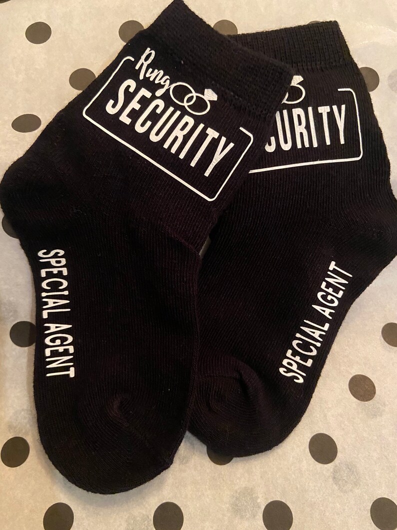 Ring Security Socks Personalized - Etsy