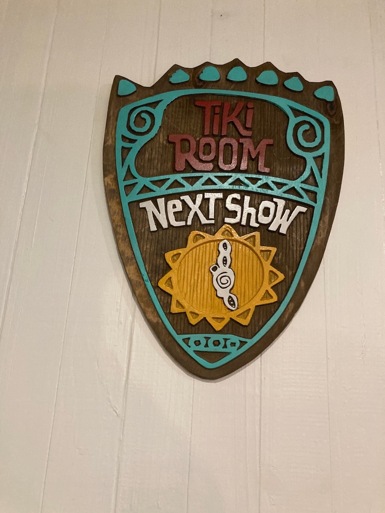 New Style Disneyland Tiki Room Next Show Sign - Etsy