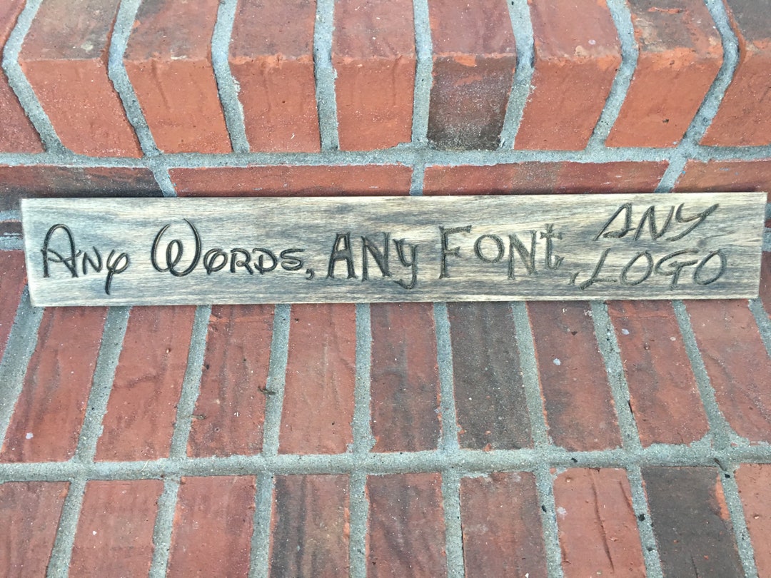 Custom Distressed Wood Sign. You Choose Words, Font, Etc. - Etsy