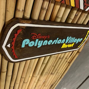 Polynesian Walt Disney World Resort Sign Monorail Polynesian Village ...