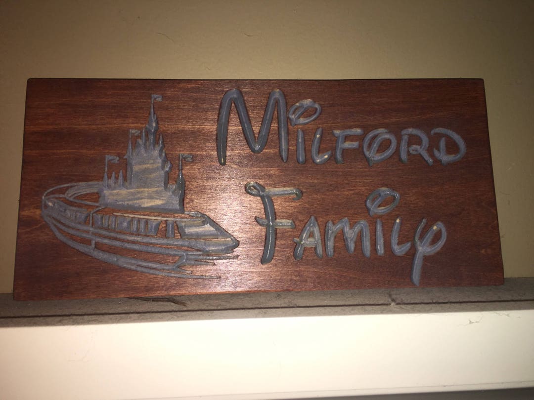 Disney Inspired Family Sign - Etsy