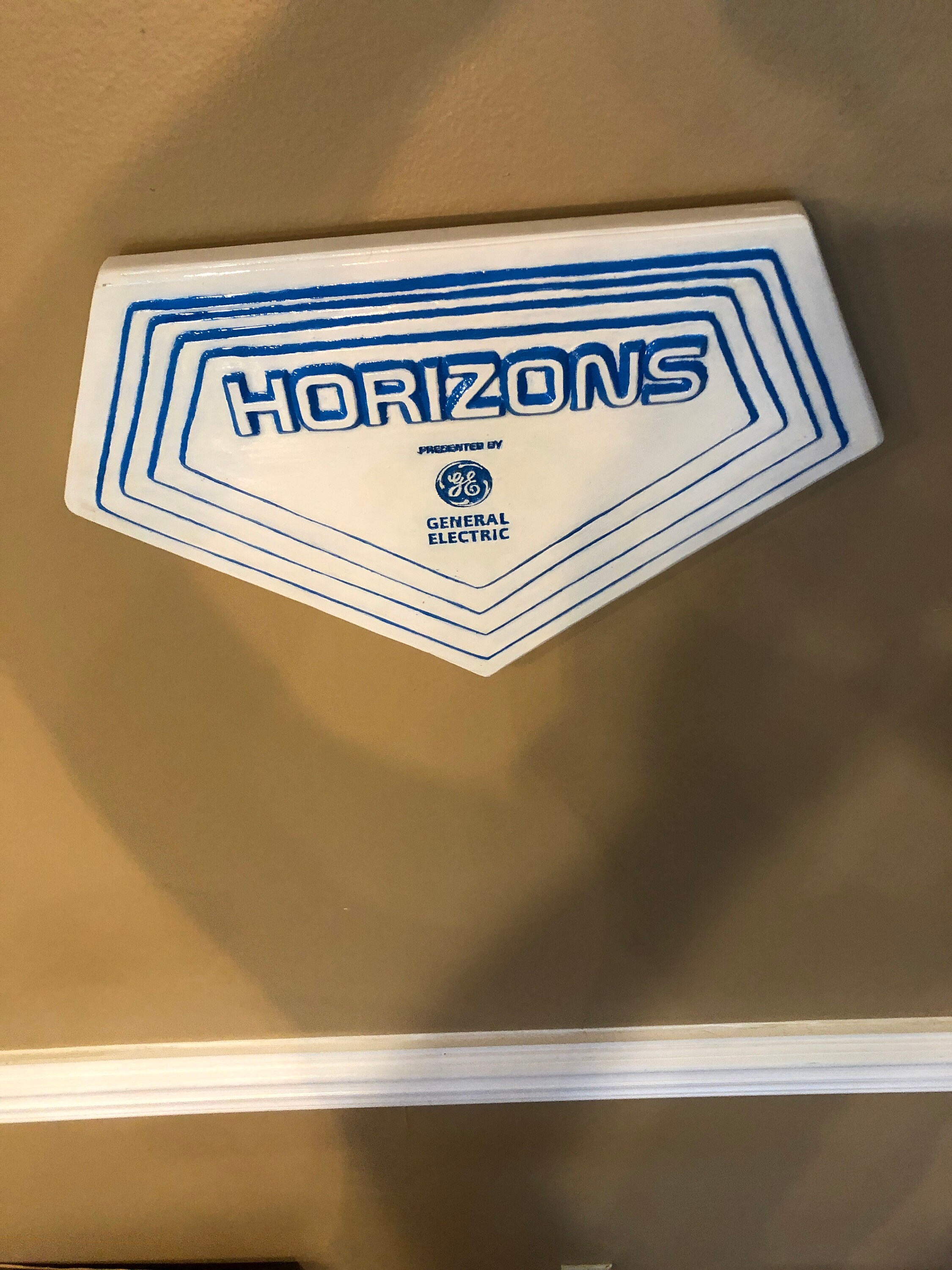 Retro Horizons Sign Epcot World of Motion Spaceship Earth | Etsy