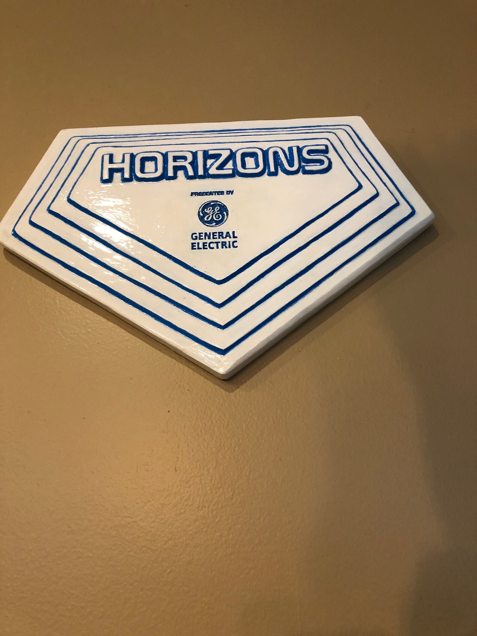 Retro Horizons Sign Epcot World of Motion Spaceship Earth | Etsy