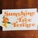 Disney Inspired Sign Sunshine Tree Terrace Sign Orange Bird Sign ...