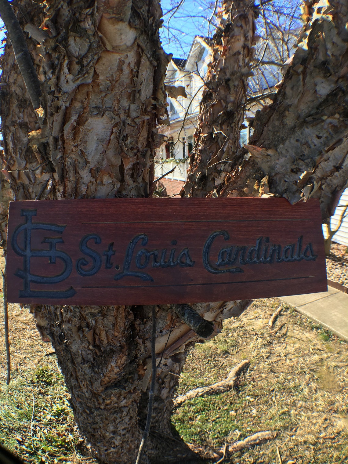 St. Louis Cardinals MLB Baseball Sign - Etsy