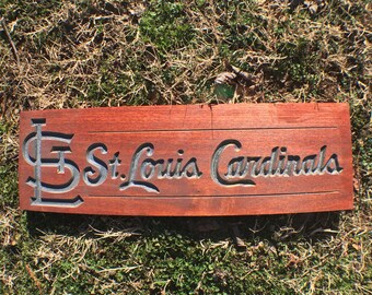 St. Louis Cardinals Wood Sign - Etsy