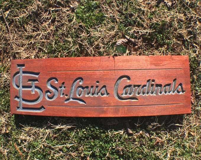 St. Louis Cardinals MLB Baseball Sign - Etsy