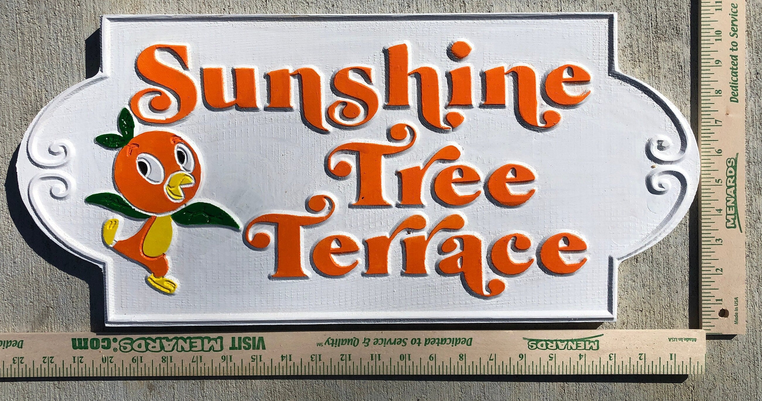 Disney Inspired Sign Sunshine Tree Terrace Sign Orange Bird Sign ...