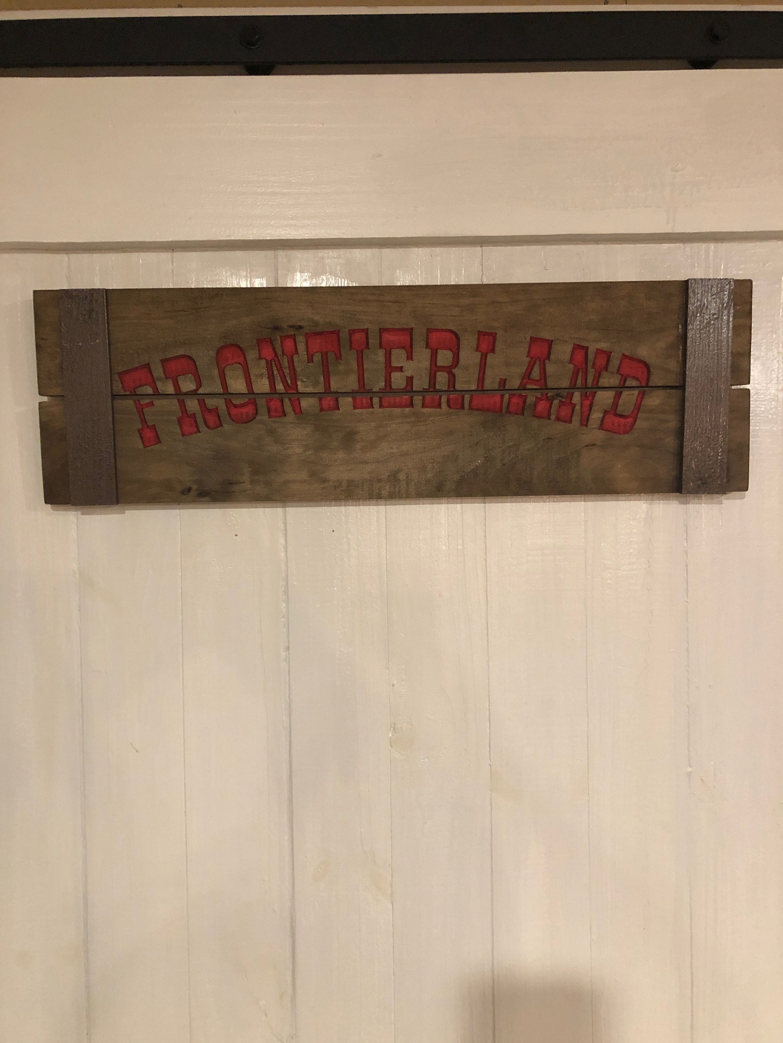 Frontierland Sign Magic Kingdom Splash Mountain Big Thunder Mountain ...