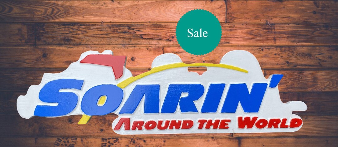Soarin' Prop Sign From Epcot - Collectible Disney Replica: Ideal Gift ...